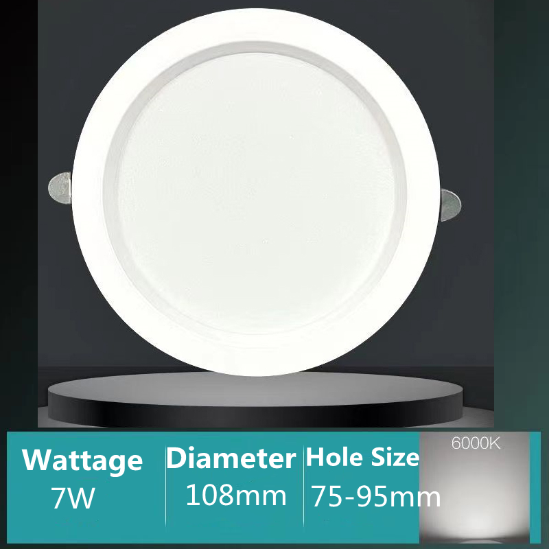 Ultra-thin LED pin light Embedded LED ceiling light LED Panel light 7W ...