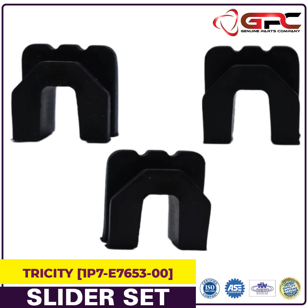 GPC Tricity [Yamaha] CVT Pulley Slider Set / Slide Piece [1 Set/3 Pcs ...