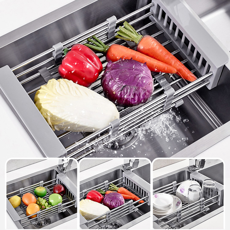 Stainless Steel Multi-Purpose Adjustable Dish Drying Rack | Dish ...