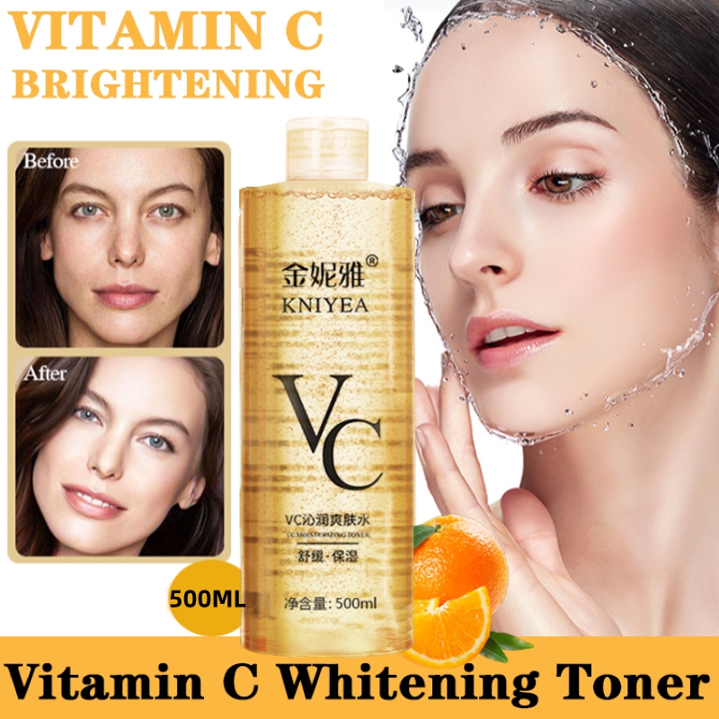500ML Vitamin C Toner Moisturizing Whitening Essence with Glutathione Intensive Remove Acne ...