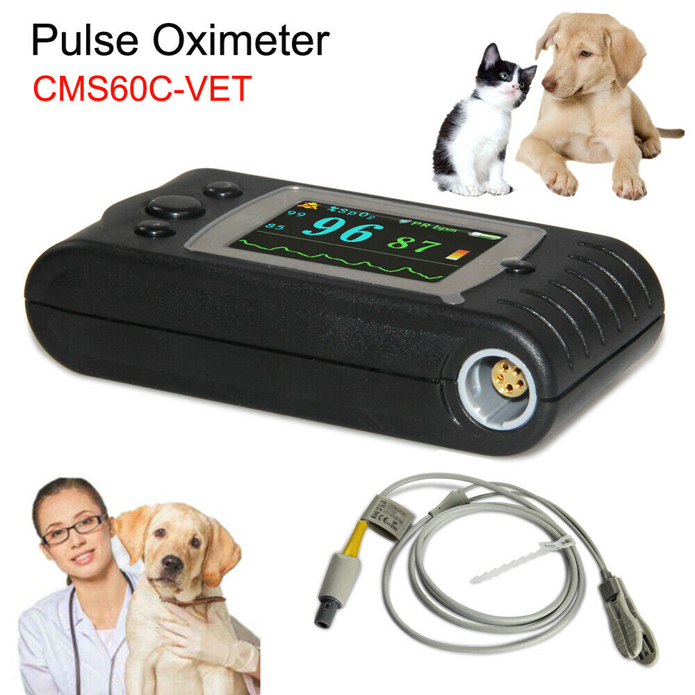Vet Veterinary Pulse Oximeter Finger SPO2 Monitor,PC Software,Colour ...