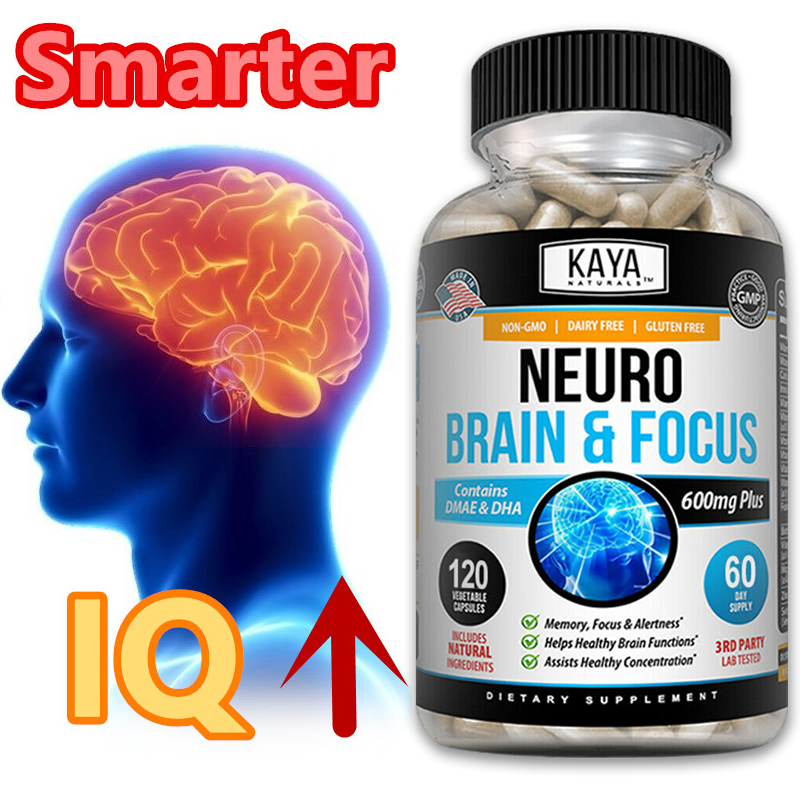 Neuro Brain & Focus 60ct, Healthy Memory Function, Clarity Nootropic ...