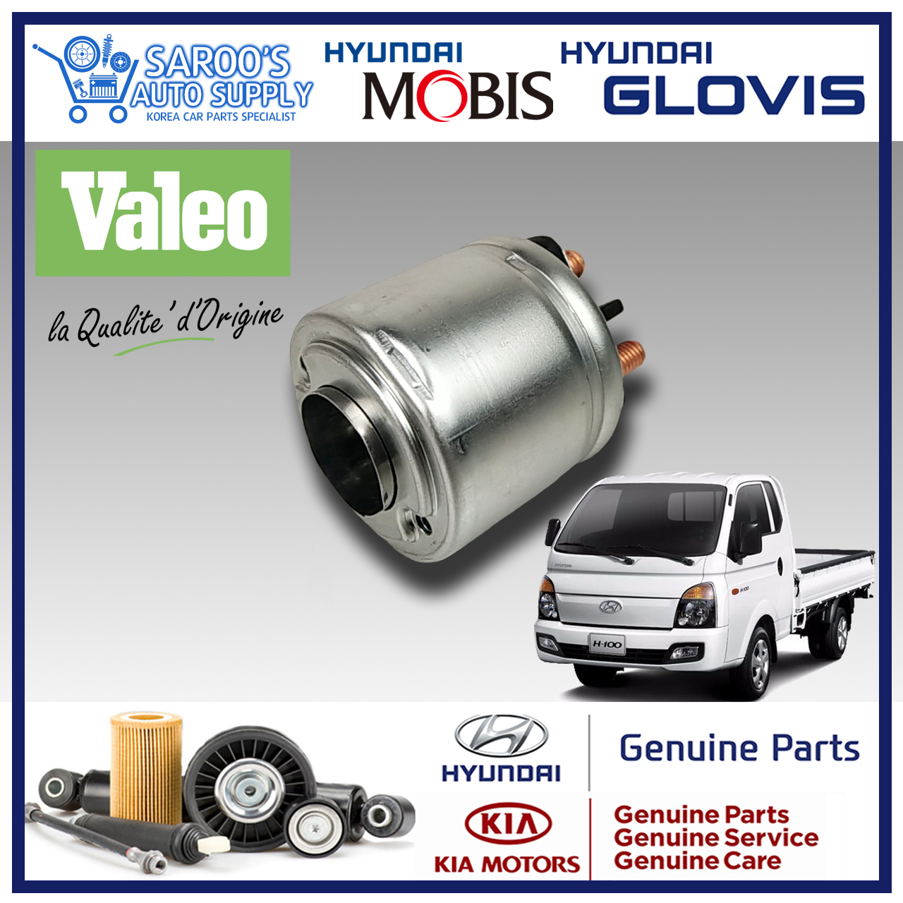 [TCI] Starter Magnetic / Starter Solenoid For Hyundai H100 , Valeo ...