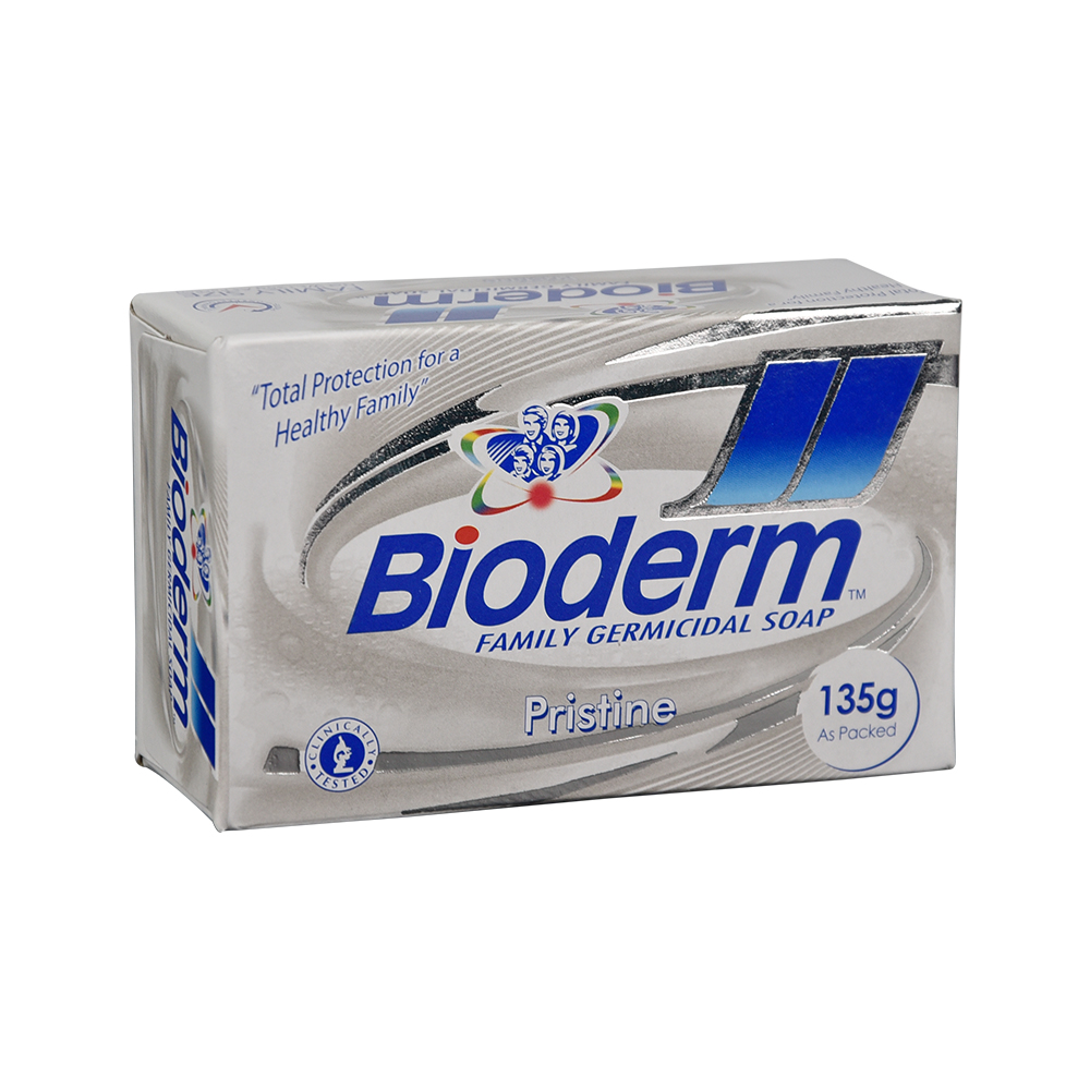BIODERM Family Germicidal Soap White Pristine 135g | Lazada PH