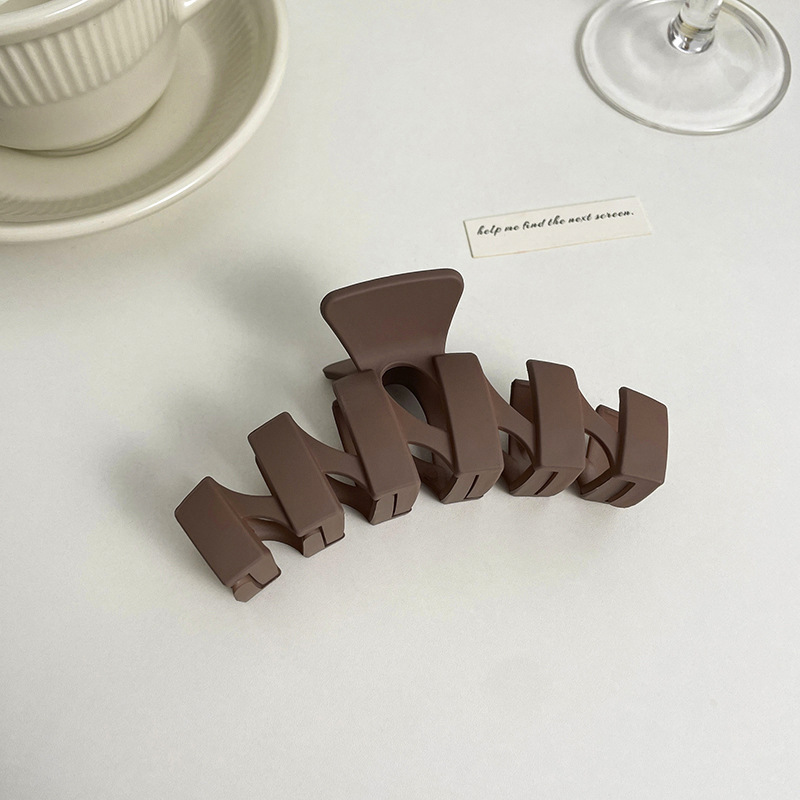 Hanni. Korean Faashion Irregular Hair Claw Elegant Matt Hair Clamp Hair ...