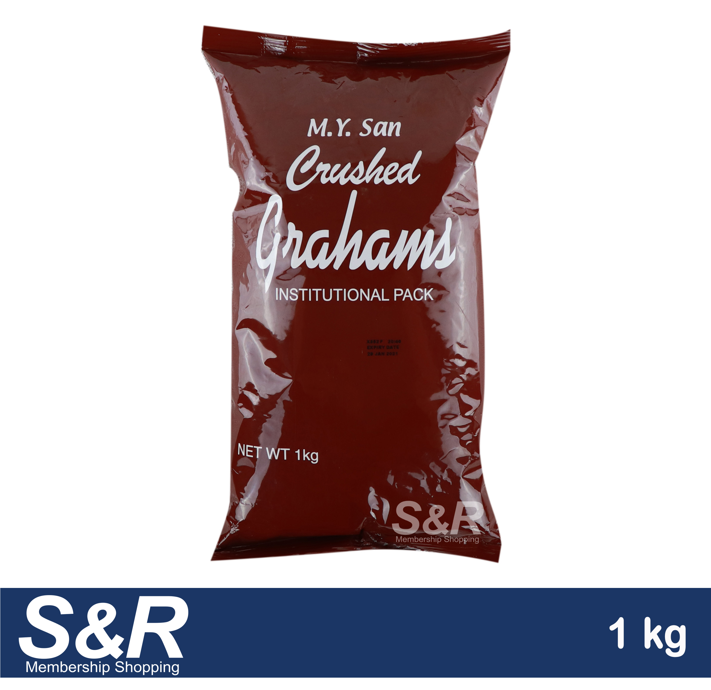 M.Y. San Crushed Grahams Institutional Pack 1kg Exp: Aug 14, 2024 ...
