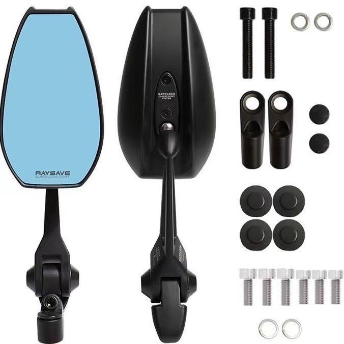 Motorcycle Side V1 V2 Mirror Blue Lens Eye Protection Lens Adjustable ...