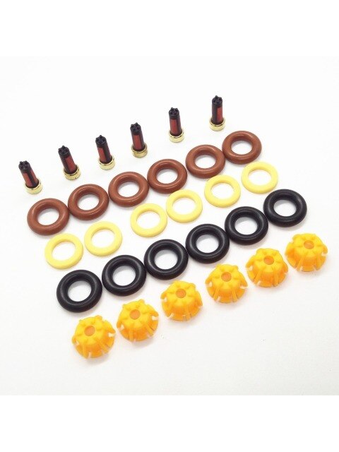 6Sets Fuel Injector Repair Kit 0280150440 13641703819 For BMW E60 E39 ...
