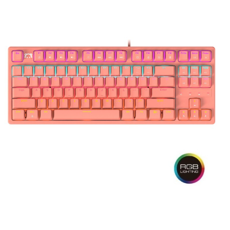 Ajazz R87 Robocop Chroma RGB 87 Keys TKL Mechanical Gaming Keyboard ...