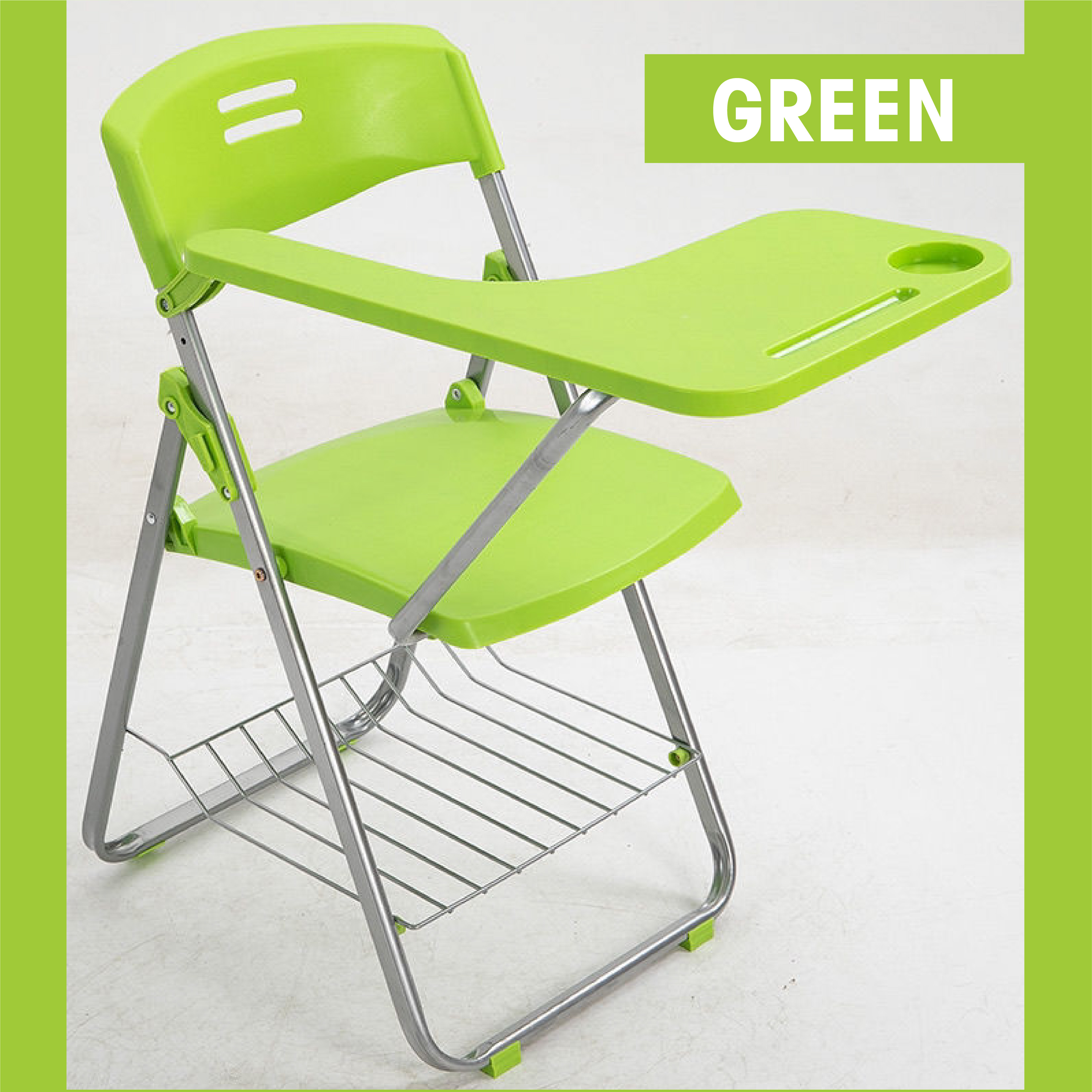 EMBRACE PH Foldable School Chair with Arm Rest Study Desk Homework ...