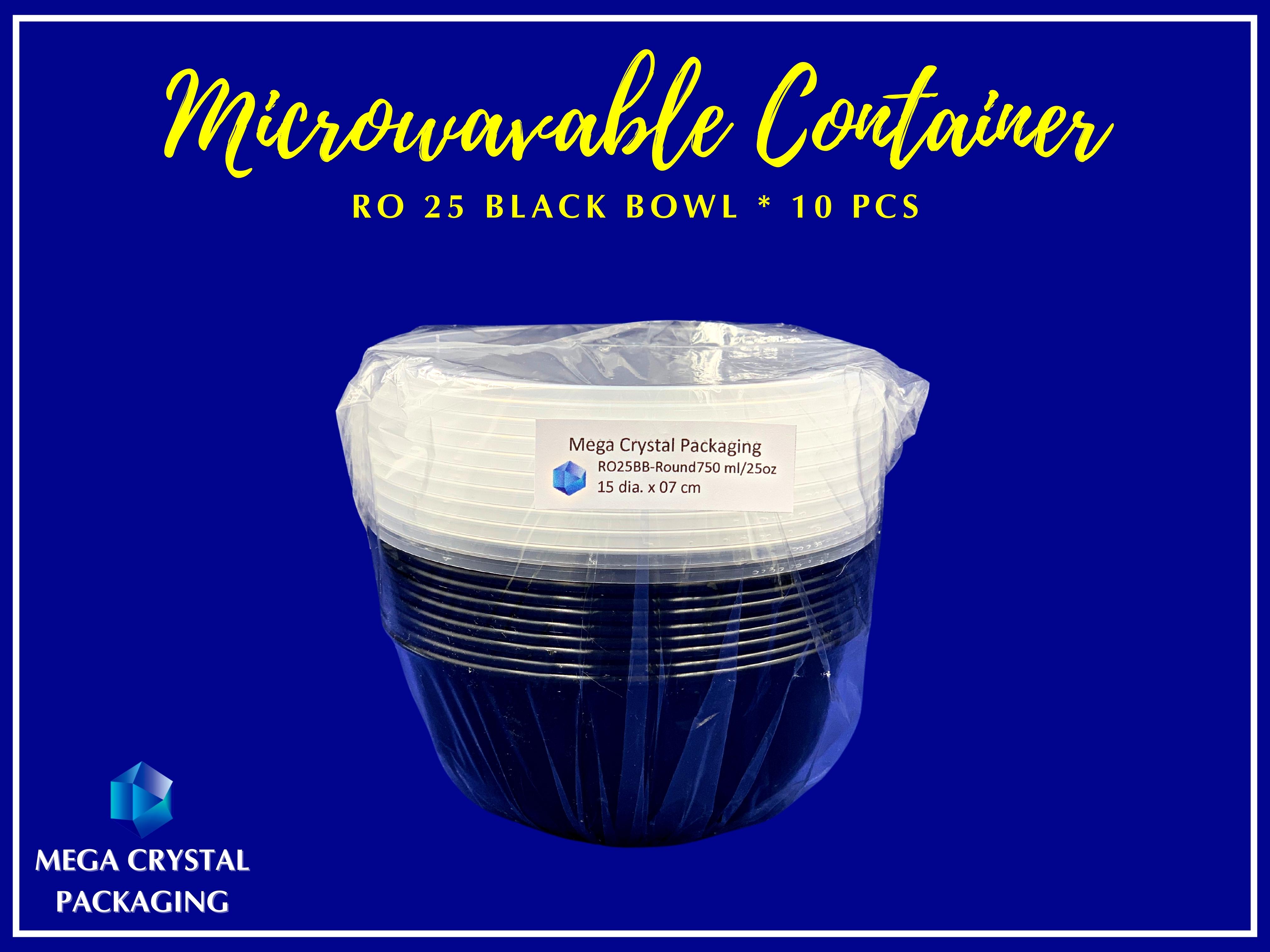 Microwavable Container Round RO 10 - 240 ml / RO 16 - 450 ml / RO 25 ...