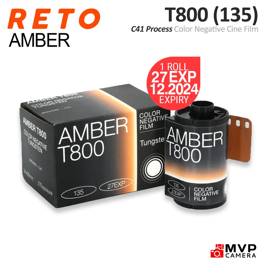AMBER T800 135 35mm Format Motion Picture Negative Film REPACK 27 ...