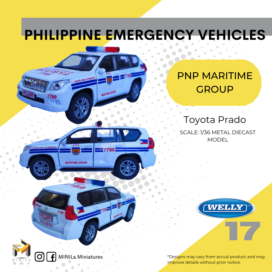17 [Minila Miniatures] 1/36 scale Toyota Prado - Philippine National ...