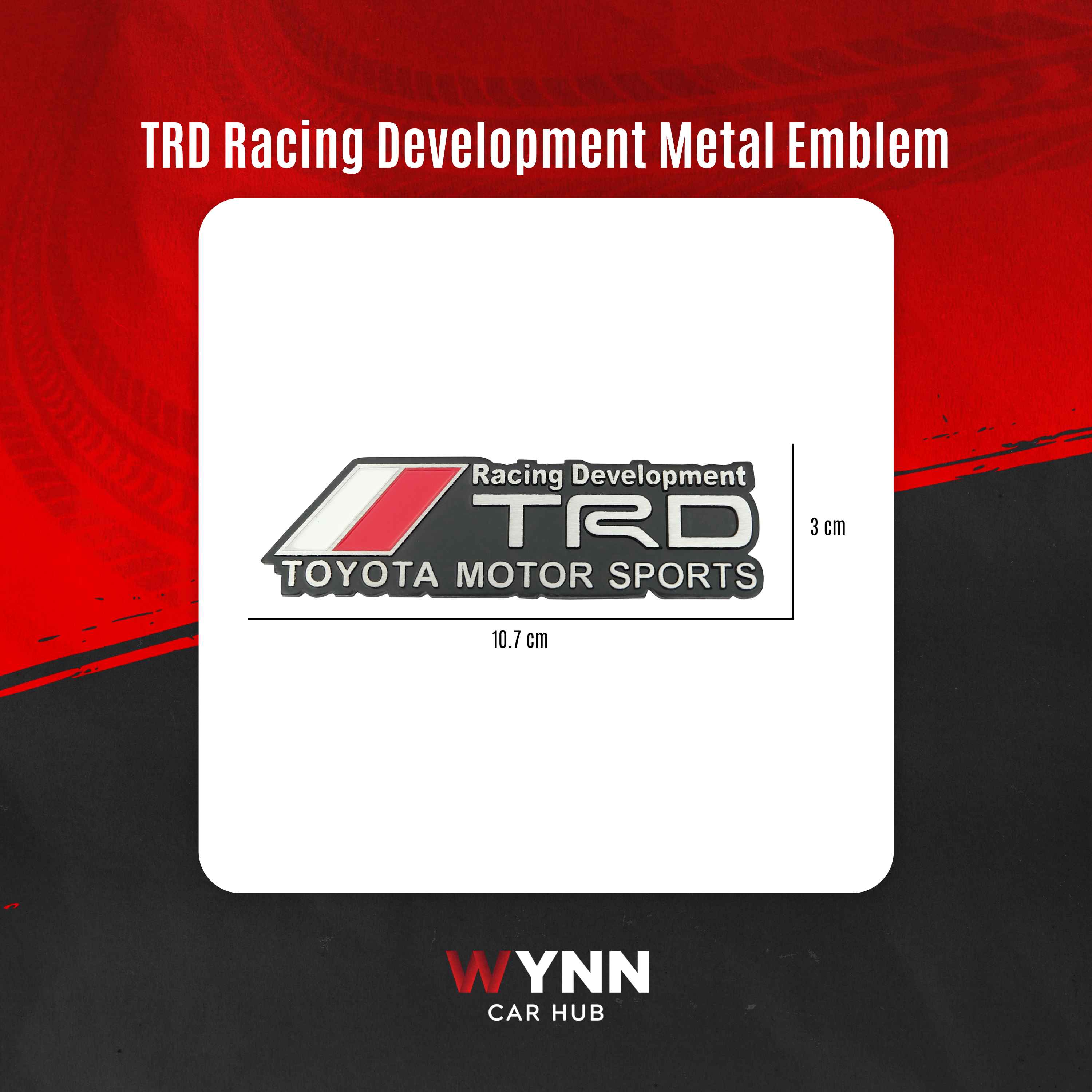 TRD Racing Development Metal Emblem | Lazada PH