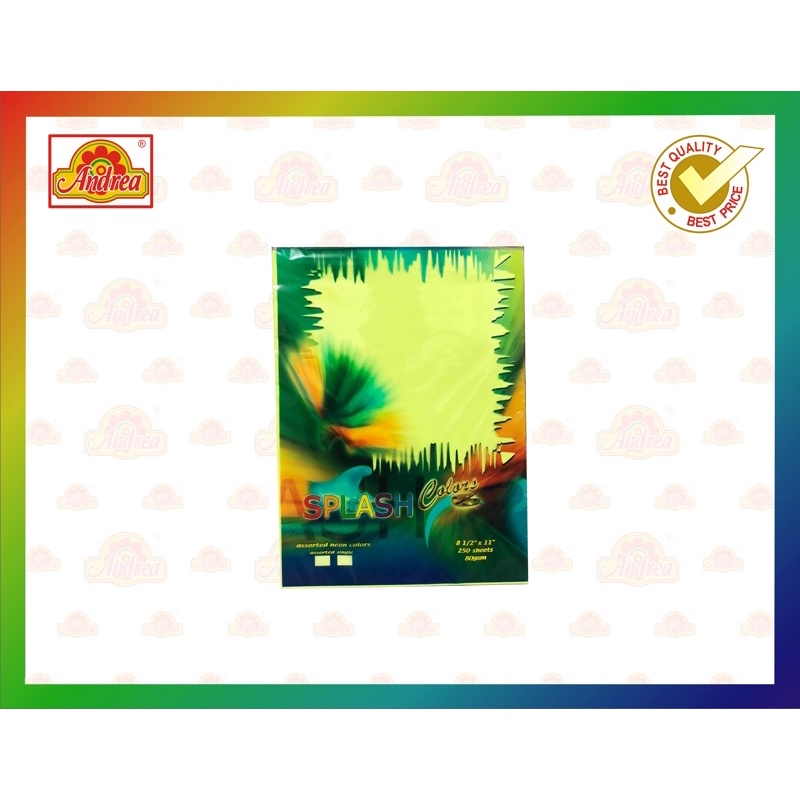 Splash colored paper with dark color assorted in 1 ream (sold by 1 ream ...