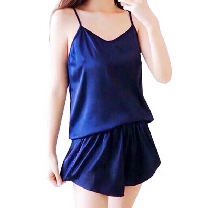 Sexy silk terno SATIN TERNO pang tulog spaghetti | Lazada PH