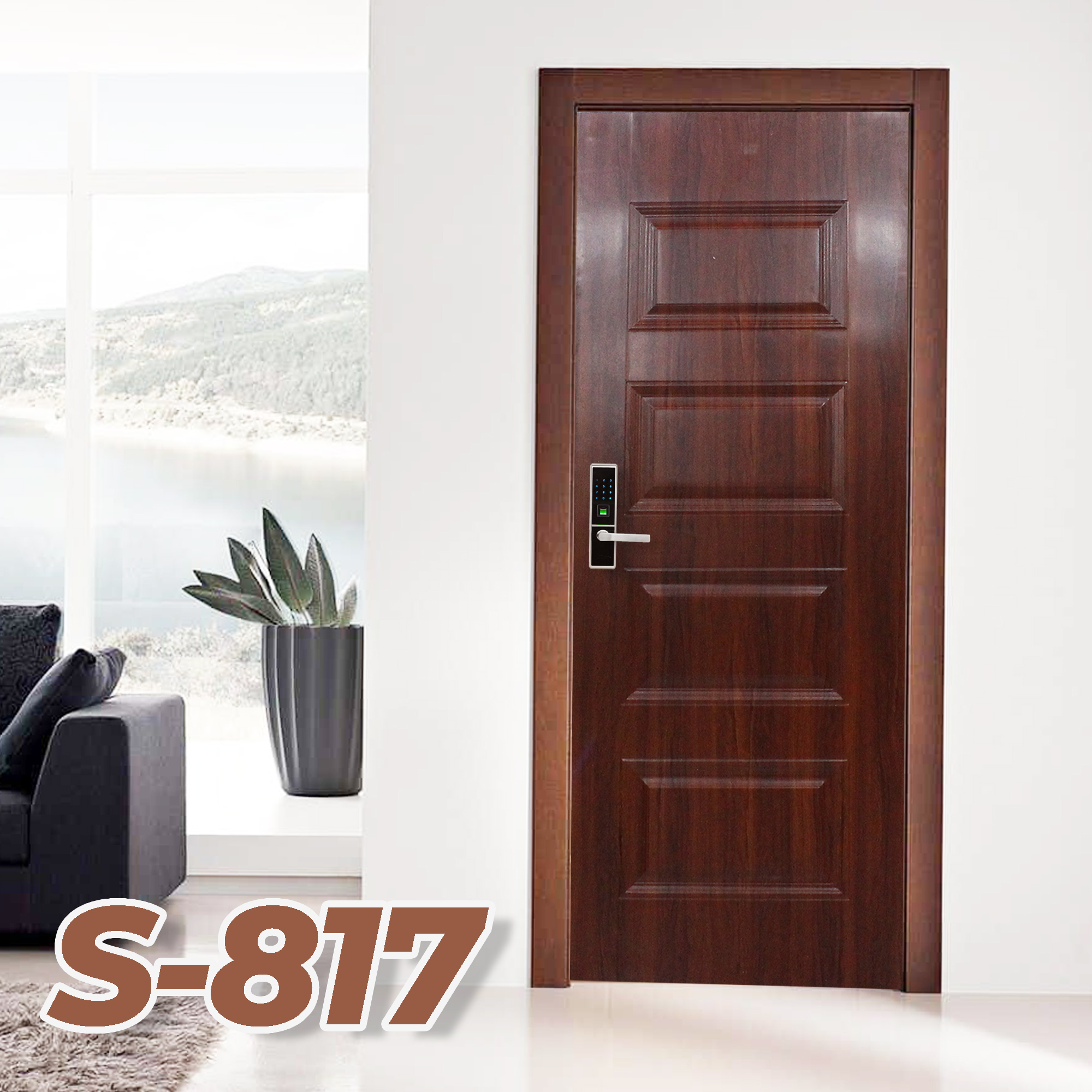 KRUZO MOKUDOA Sustainable Engineered Wood Door (LAKANBALEN) | Lazada PH