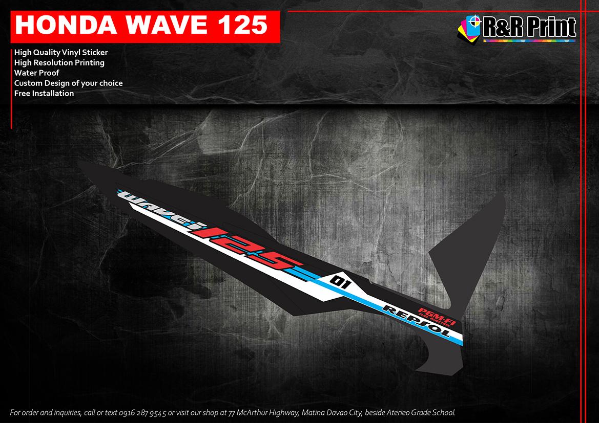 Honda Wave 125 Decal Sticker | Lazada PH