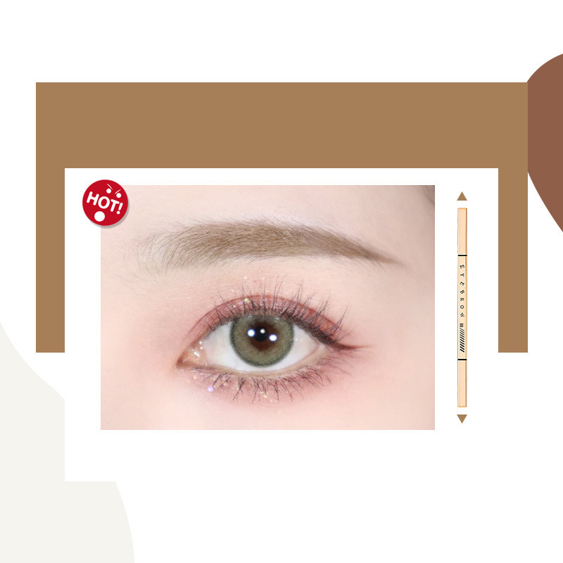 Small gold bar thin double ended small triangle eyebrow pencil | Lazada PH