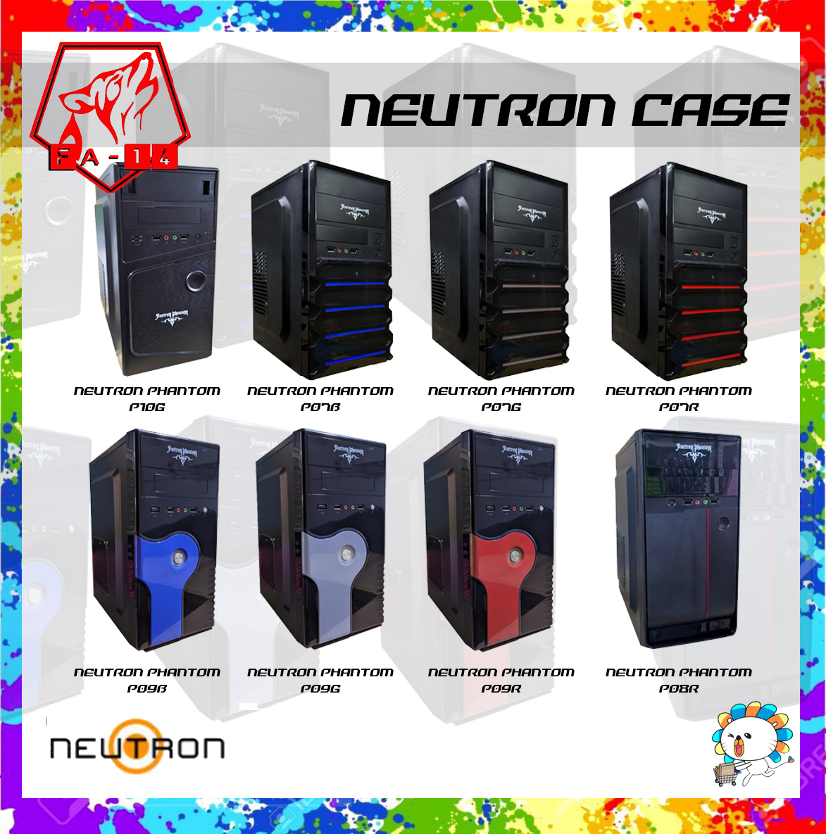 Neutron Case MATX Gaming Case And 700w Psu | Lazada PH