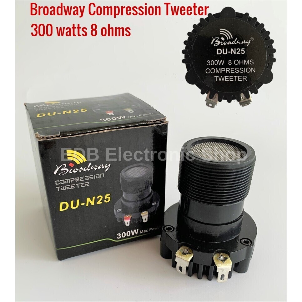 Broadway DU-N25 Compression Driver Unit 300 watts 8 ohms DUN25 ...