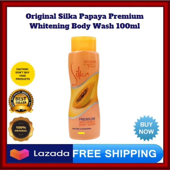 Original Silka Papaya Premium Whitening Body Wash 100ml | Lazada PH