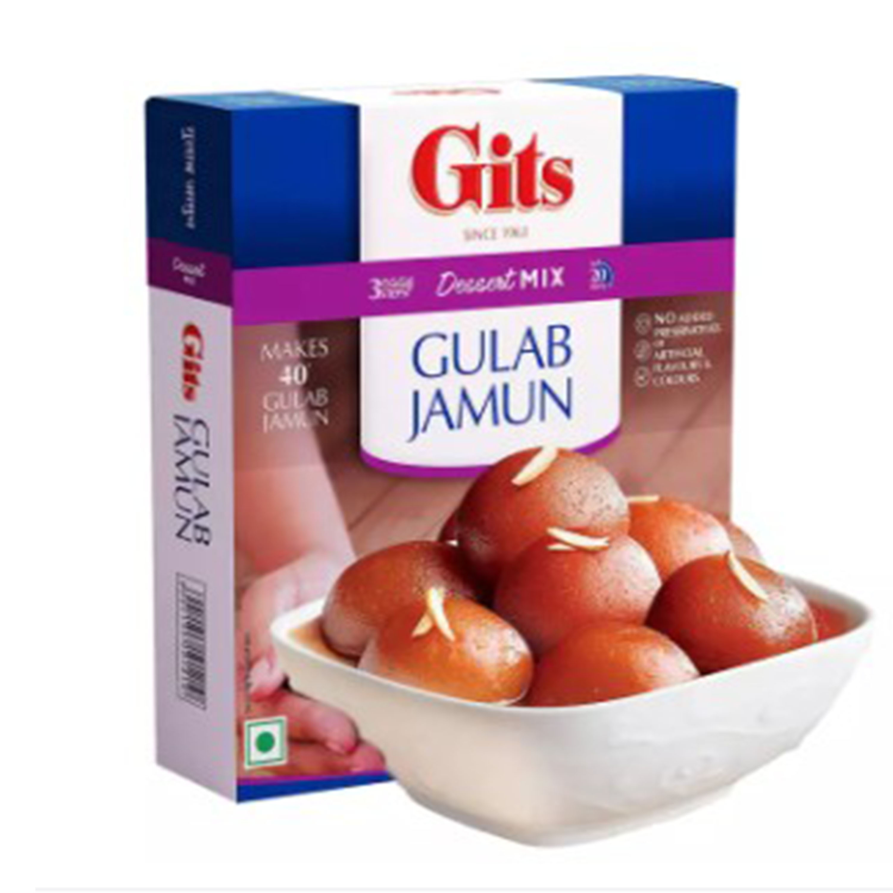 Gits Dessert Mix - Gulab Jamun - Indian Sweet Balls In Rose Syrup ...