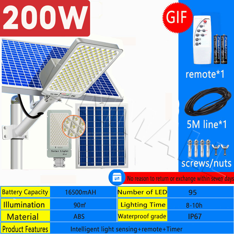 Alin solar street lights outdoor waterproof 25 year warranty 600W 800W ...