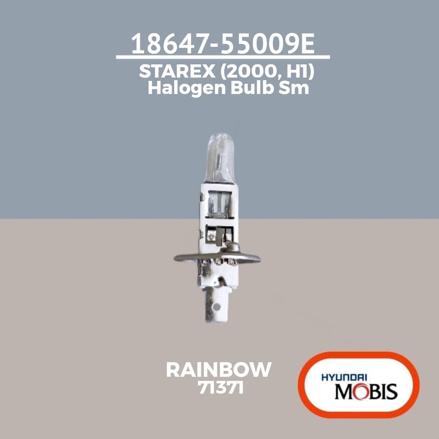 1864755009E Halogen Bulb Sm for HYUNDAI Starex (2000,H1) [Mobis ...