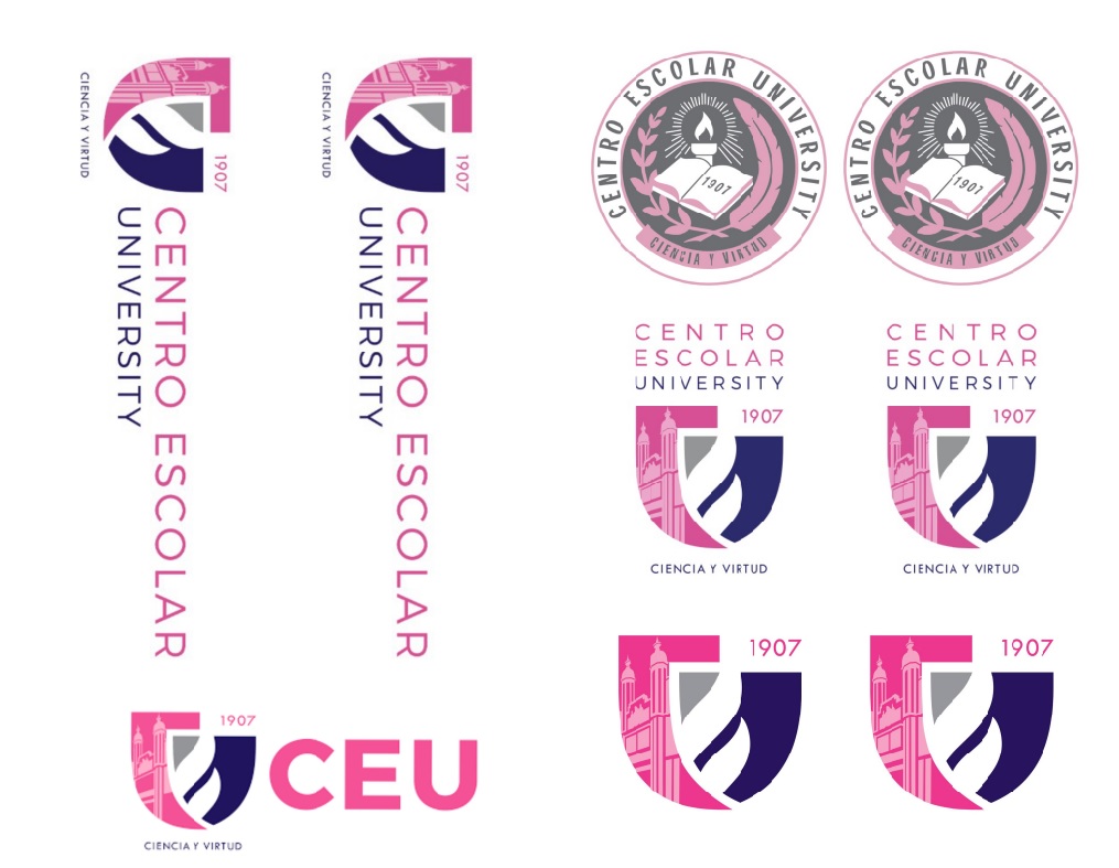 CEU Car Sticker Package 9 pieces, Centro Escolar University Car, Laptop ...