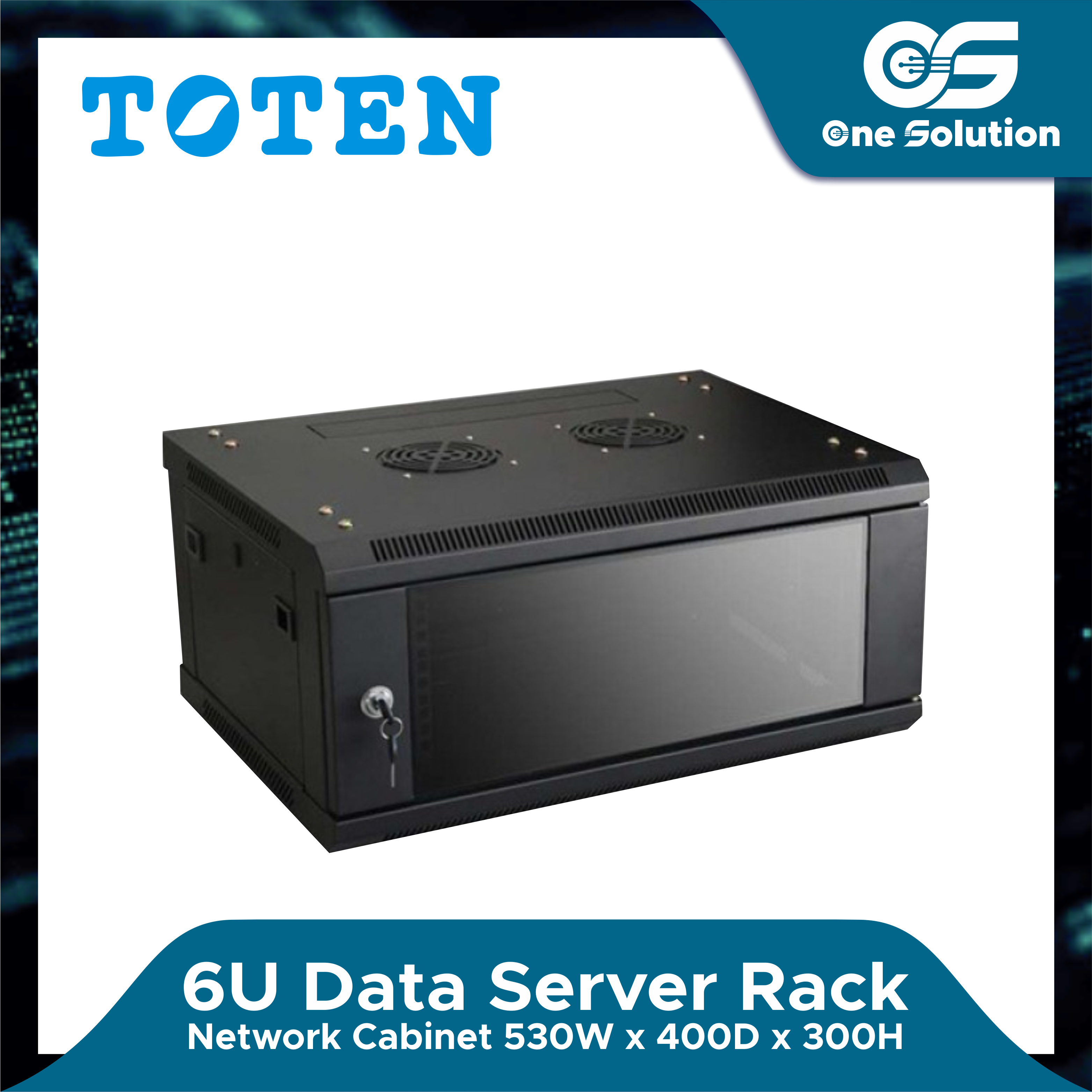 TOTEN 6U 530w*400D*300H Data Server Rack /Server Data Rack / Server ...