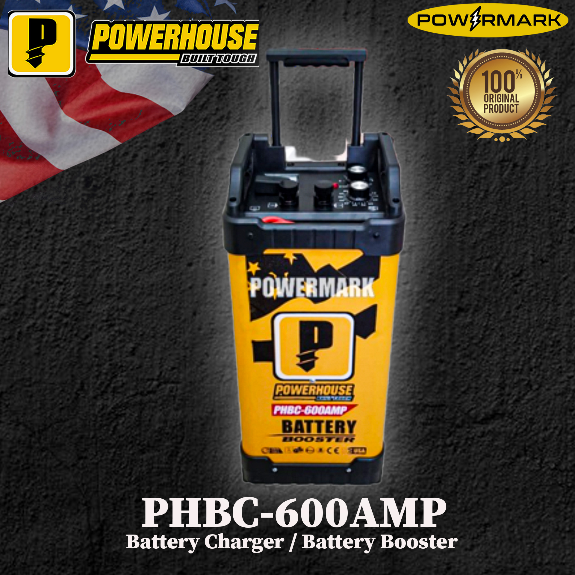 POWERHOUSE PHBC-600AMP Battery Charger / Battery Booster [POWERMARK ...