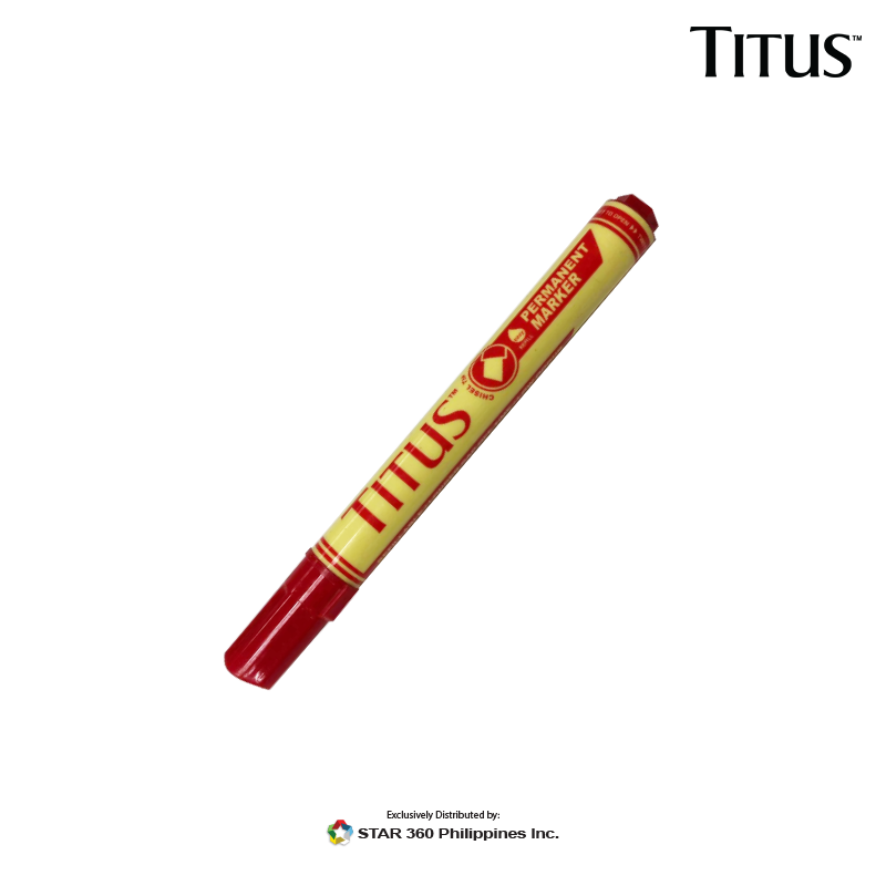 12pcs Titus Permanent Marker - Chisel Tip | Lazada PH