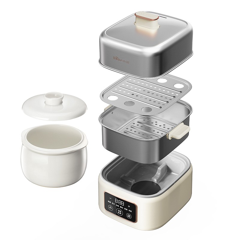 Bear Multi-function Electric Steamer Food Steamer 2-Layers Stainless ...