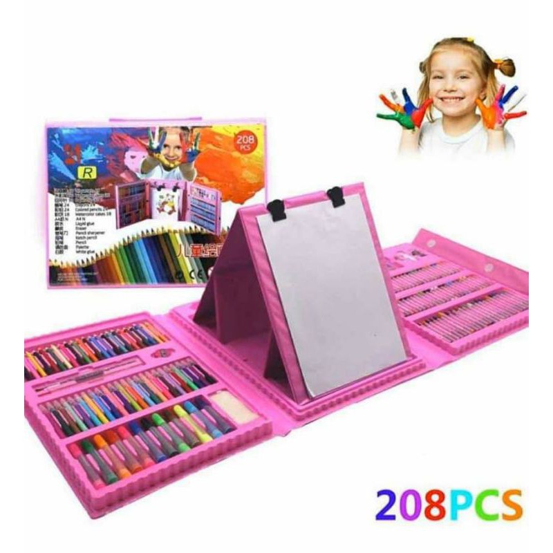 SUPER MEGA ART SET 208 PCS....4wY | Lazada PH