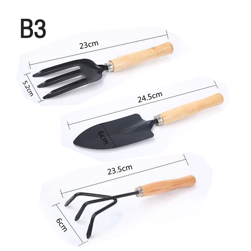 Gardening 3-piece set: Vegetable planting flower potting tools, small ...
