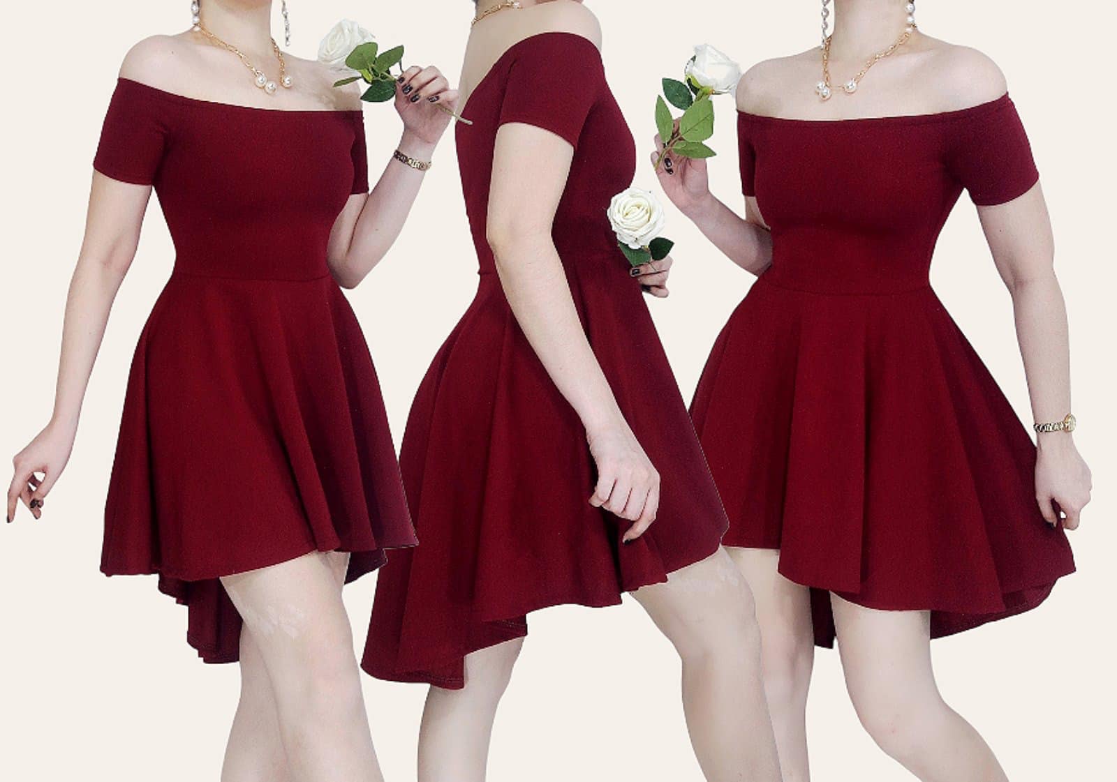 JER JEN HAILYN CLASSY ELEGANT OFF SHOULDER FORMAL DRESS FOR GRADUATION ...