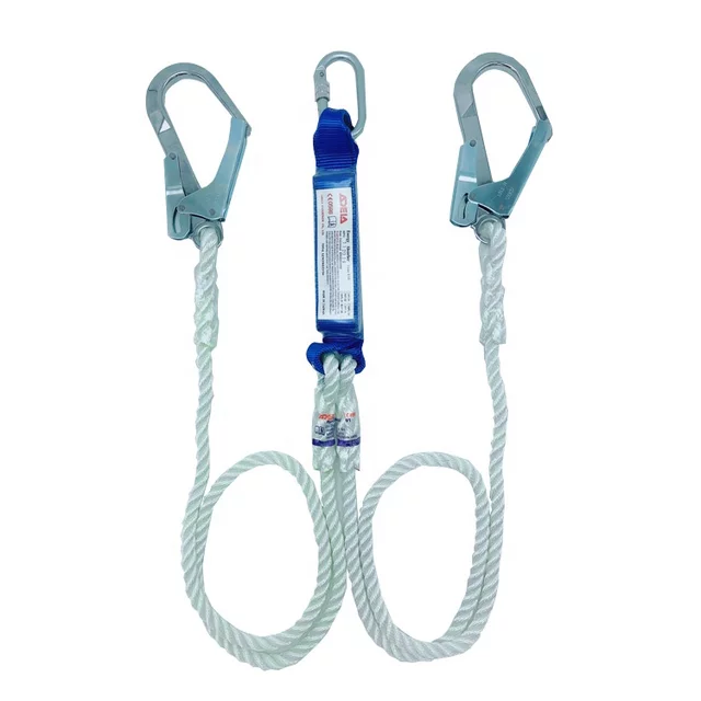 Adela Double Lanyard Rope type with Shocks Absorber with Double Big ...