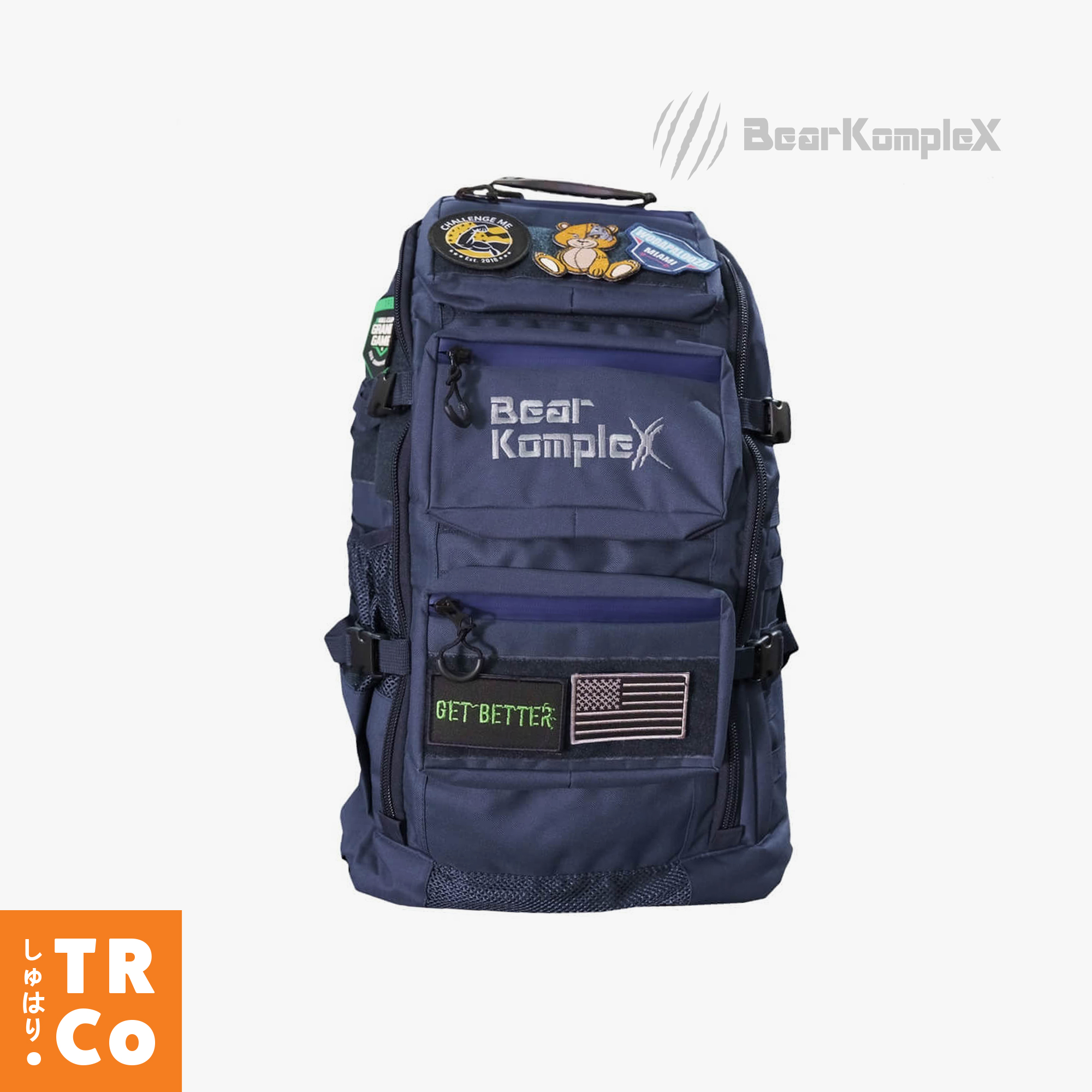 Bear KompleX Military Backpack. Nylon Bag With Compartments. Comes in Black, Military Green, and ...