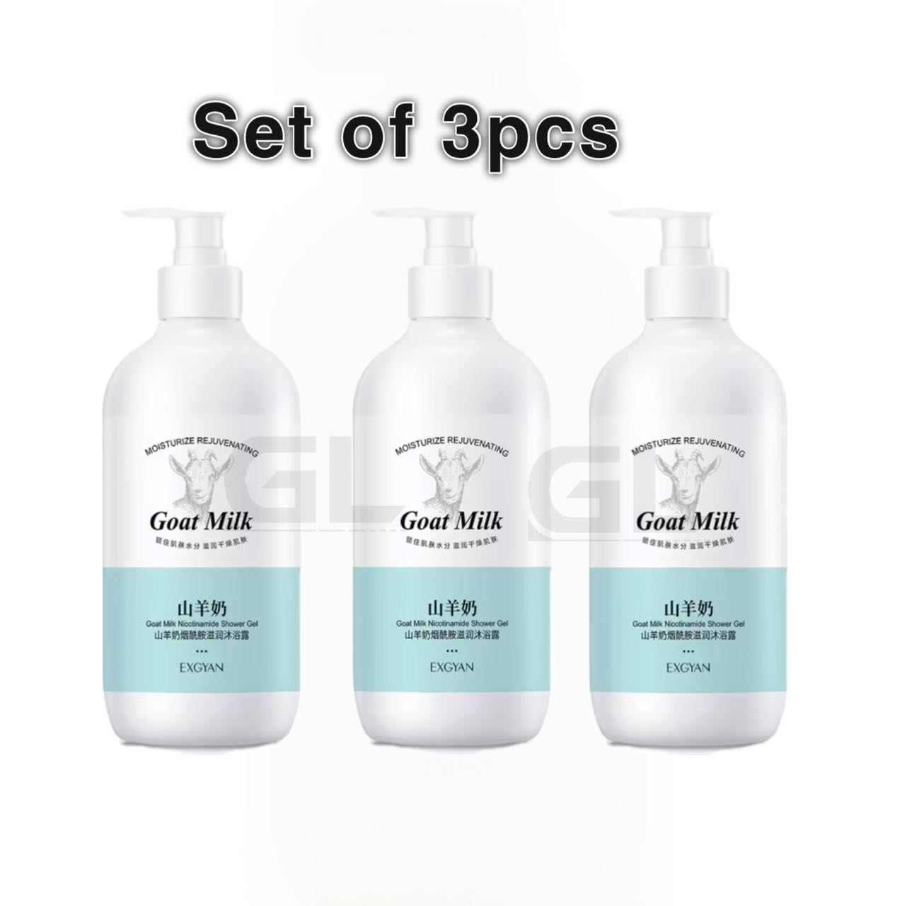 (BUY 1 TAKE 2)100% Original Goat Milk Body Wash Whitening Body Wash Moisturizing Nicotinamide ...