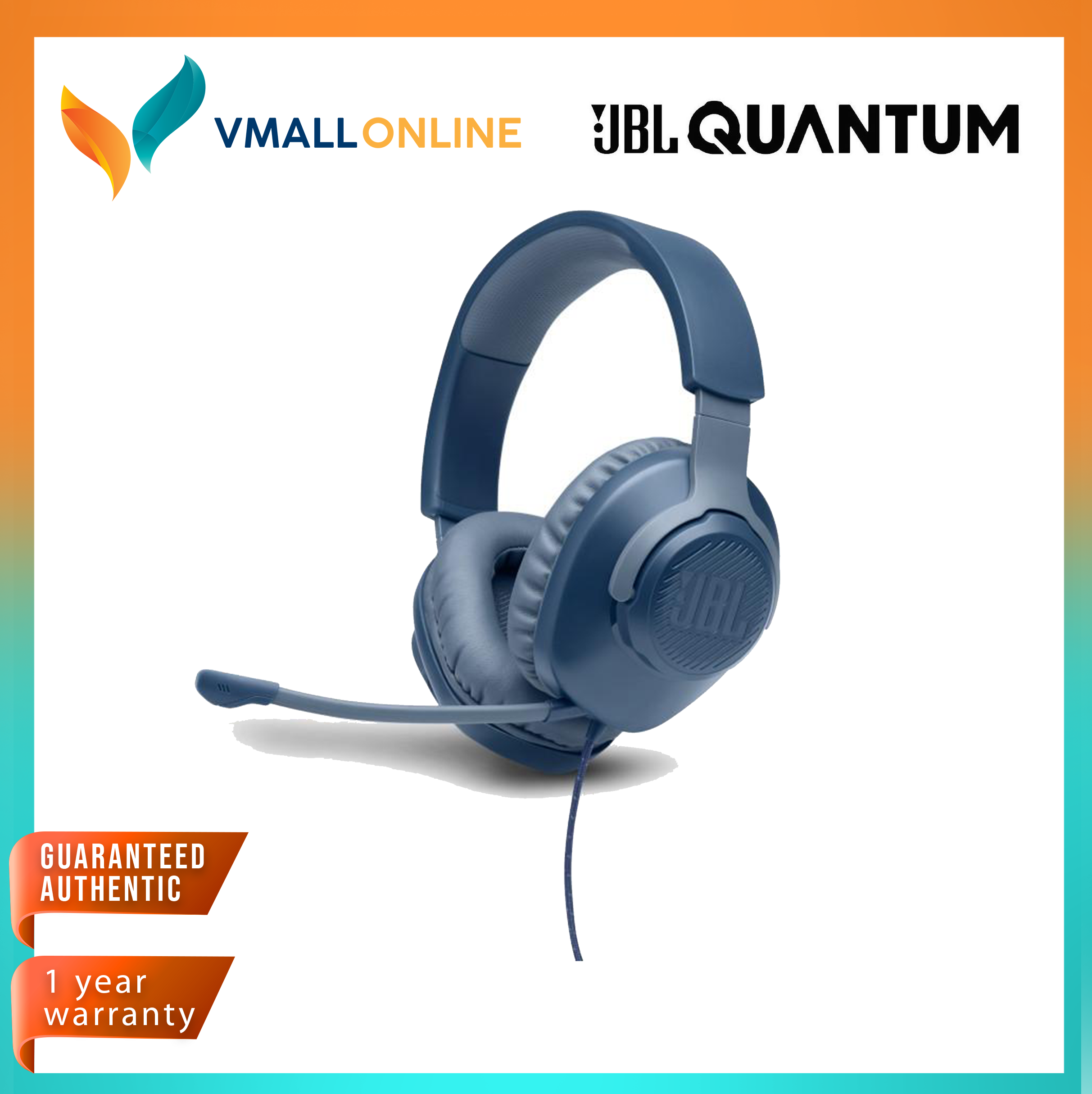 JBL Quantum 100 Gaming Headphones For PC, Nintendo Switch, Xbox One ...