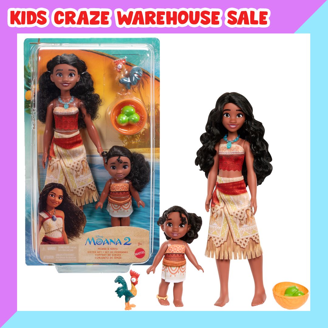 Mattel Disney Princess Moana 2 Multipack Hero + Sister & Accy | Lazada PH