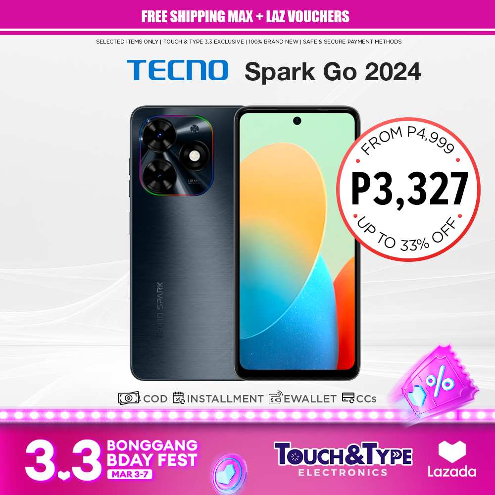 Tecno Spark Go 2024 4GB+128GB Smartphone | Lazada PH