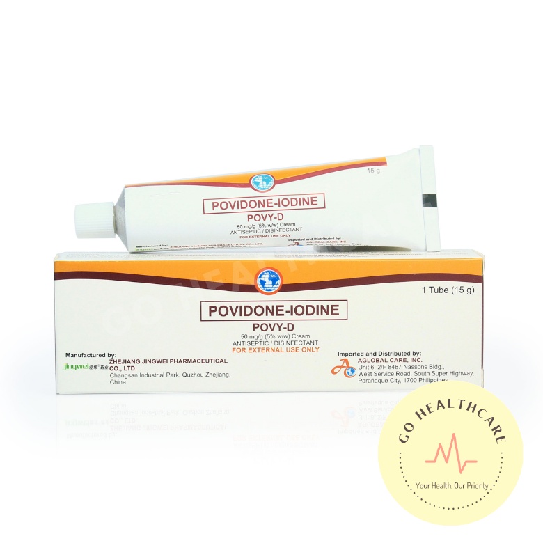 POVIDONE IODINE - Povy-D (BETADINE CREAM) 15g Tube | Lazada PH