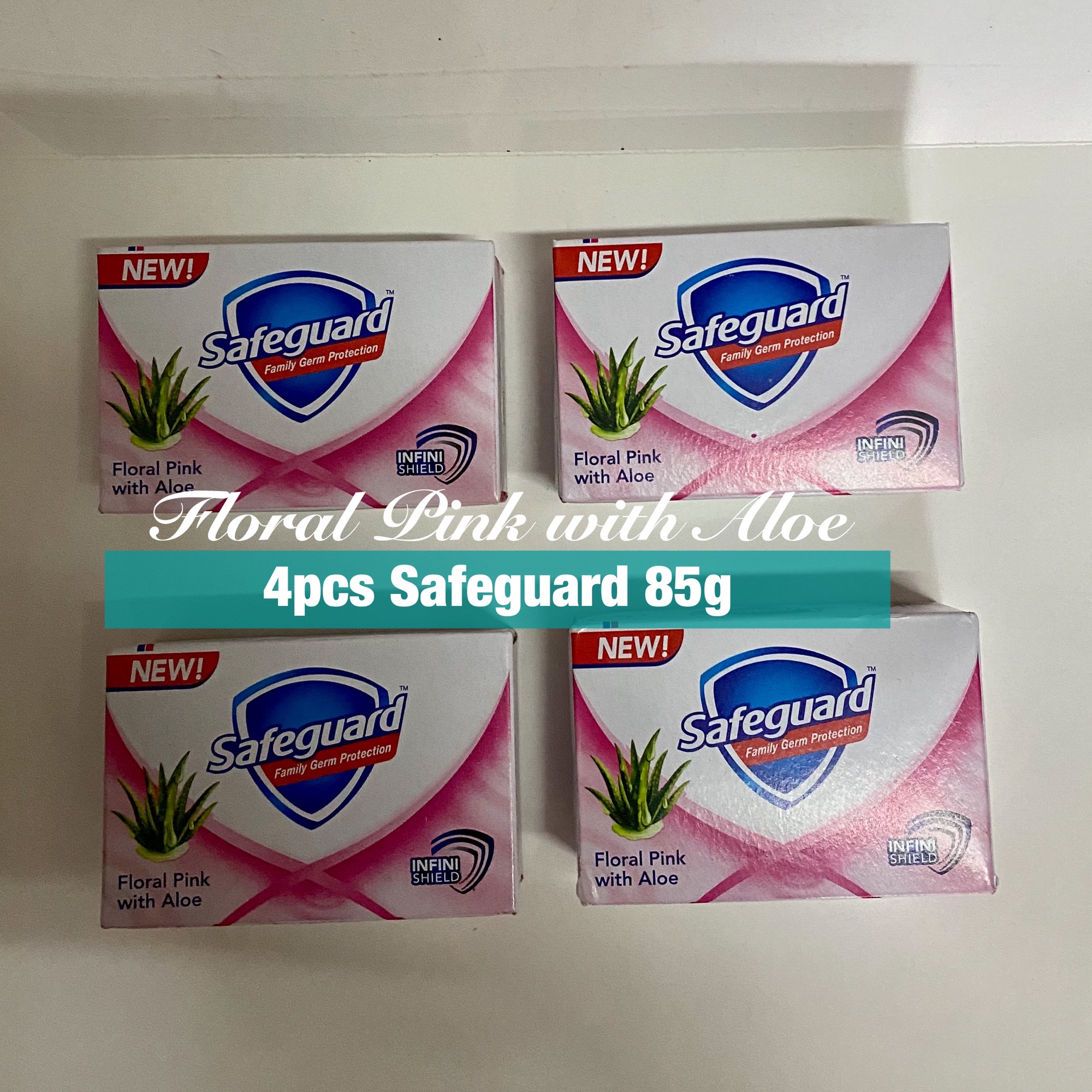 4pcs Safeguard floral pink with aloe 85g | Lazada PH