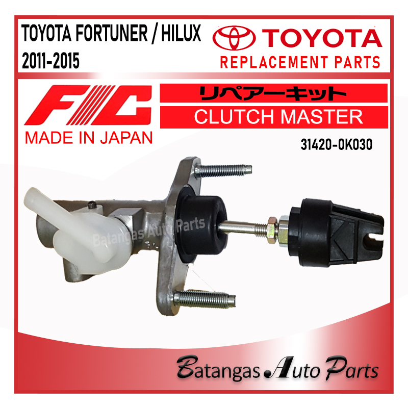 CLUTCH MASTER TOYOTA FORTUNER / HILUX 2011-2015 FIC 31420-0K030 | Lazada PH