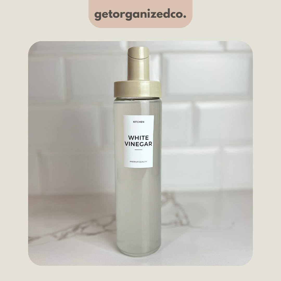Fausto 500ML Square Oil Condiment Sauce Seasoning Bottle - Sold PER ...