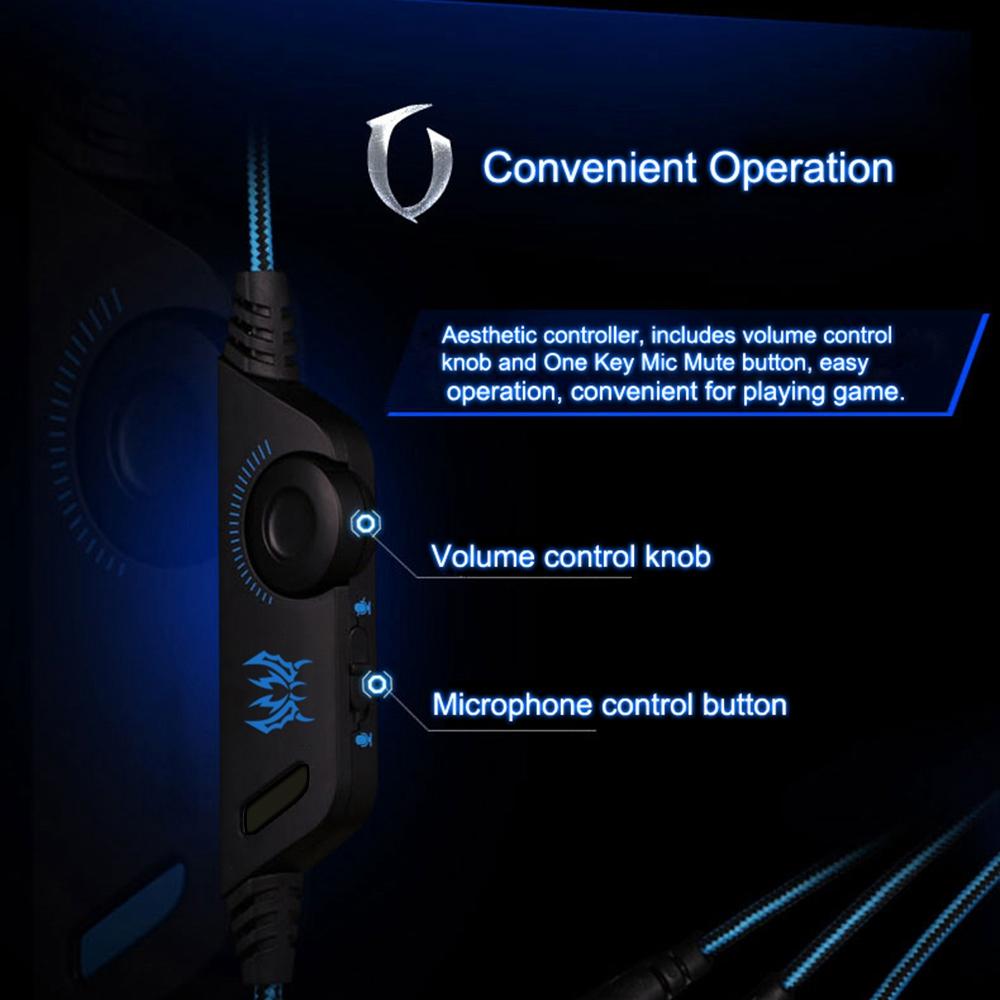 KOTION EACH G2000 Computer Stereo Gaming Headphones Best Casque Deep ...
