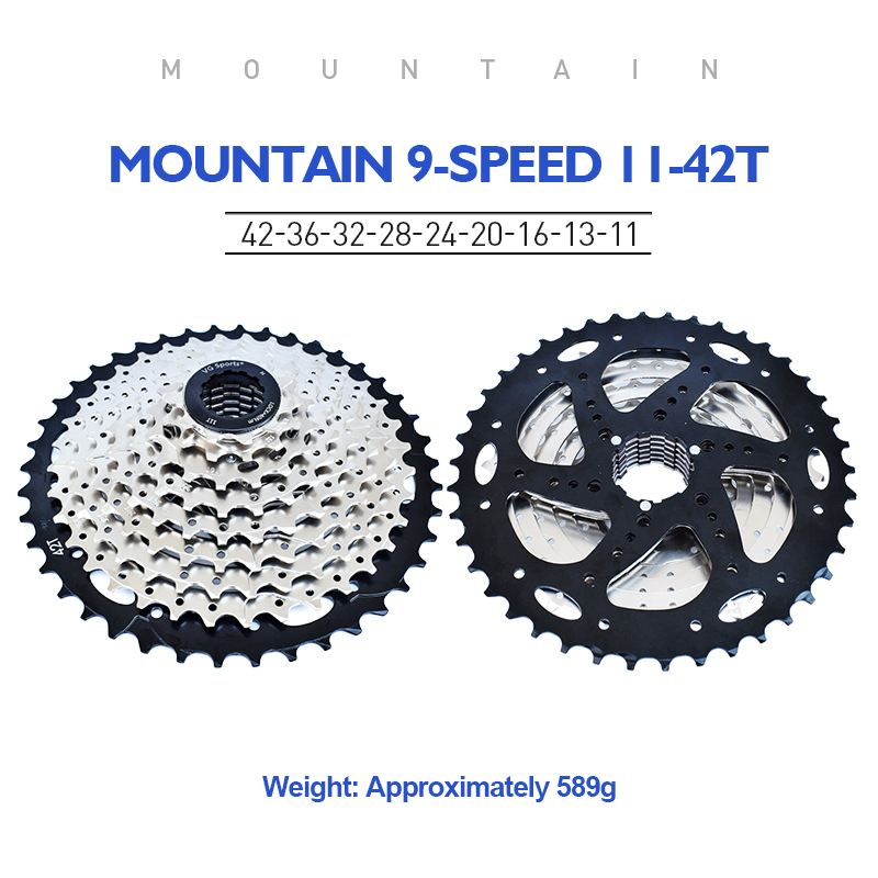 Bike Cassette Cogs 8 /9/ 10 Speed 40T/42T/46T MTB Road Bike Freewheel ...