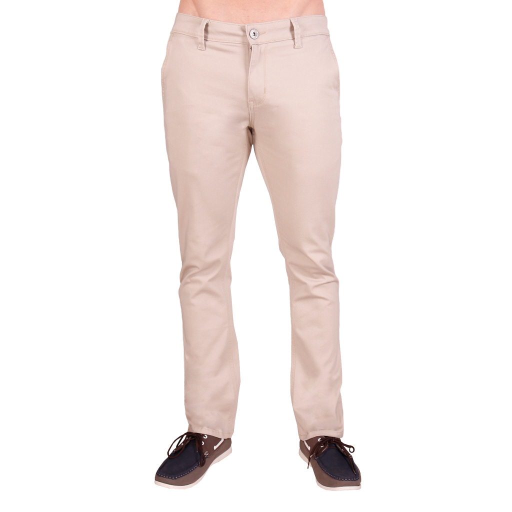 Freego Men Low Waist Chinos Pants in String | Lazada PH